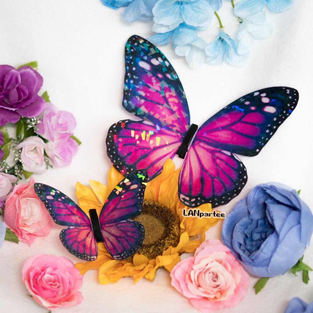 Holographic Translucent Butterfly Wings – LANpartee